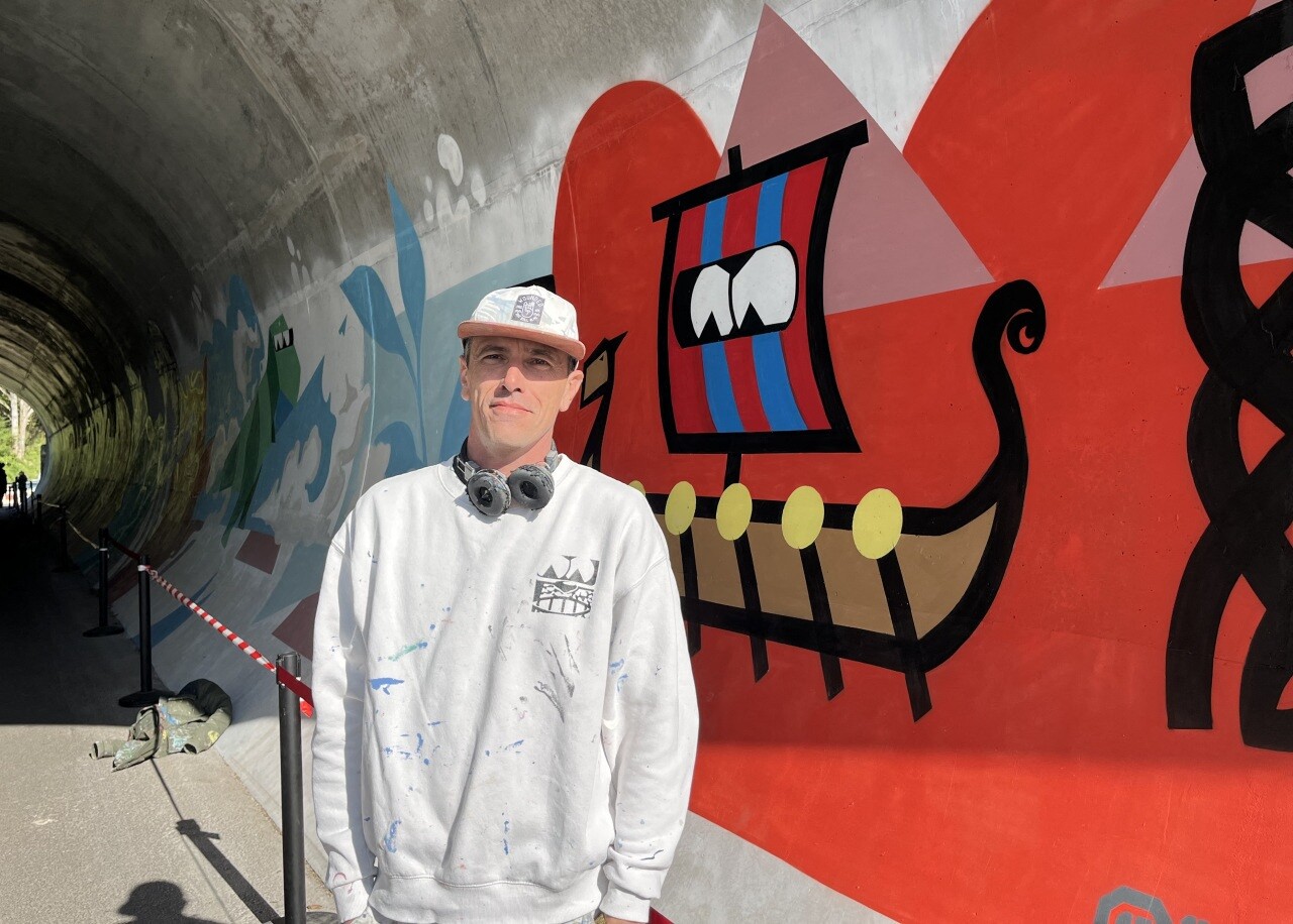 Solice transforme le tunnel de Festyland en œuvre d'art - Streetart Paris